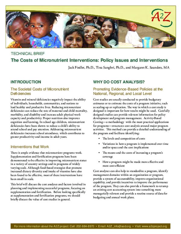 (PDF) Increasing Costs with Increasing Coverage and the Growing Need to ...