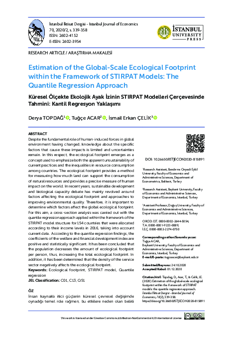 (PDF) Estimation of the Global-Scale Ecological Footprint within the ...