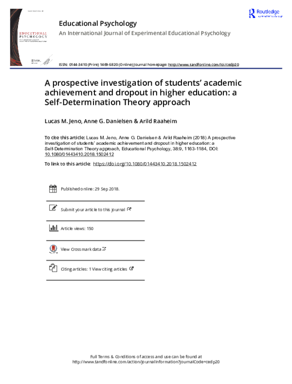 (PDF) A prospective investigation of students’ academic achievement and ...