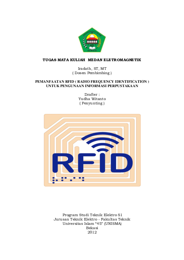Pemanfaatan RFID untuk perpustakaan
