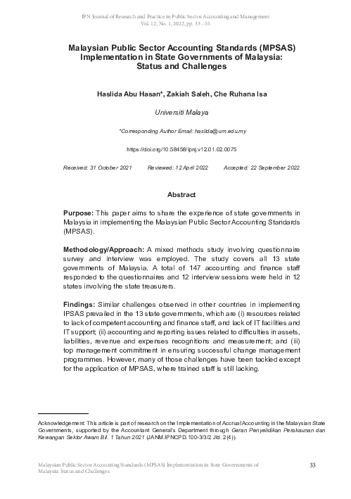 (PDF) Malaysian Public Sector Accounting Standards (MPSAS ... (PDF) Malaysian Public Sector Accounting Standards (MPSAS ...