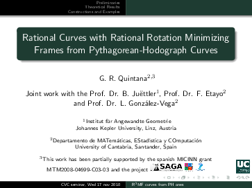 (PDF) Rational curves with rational rotation minimizing frames from Pythagorean-hodograph curves