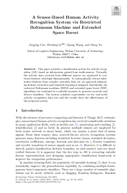 (PDF) A Sensor-Based Human Activity Recognition System via Restricted Boltzmann Machine and ...