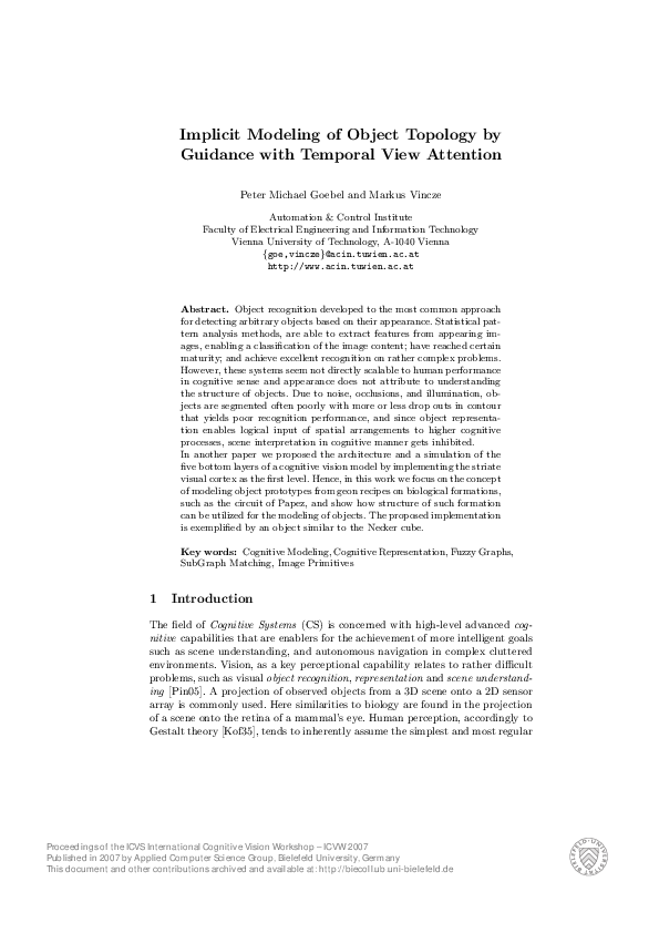 Pdf Implicit Modeling Of Object Topology With Guidance From Temporal View Attention