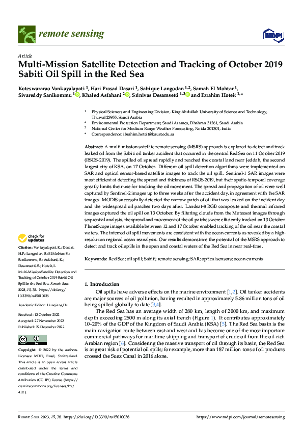 (PDF) Multi-Mission Satellite Detection and Tracking of October 2019 ...