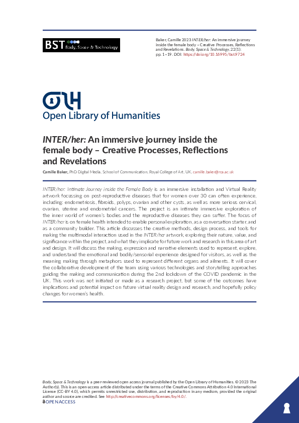 (PDF) INTER/her: An immersive journey inside the female body - Creative ...