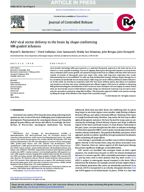 (PDF) AAV viral vector delivery to the brain by shape-conforming MR ...