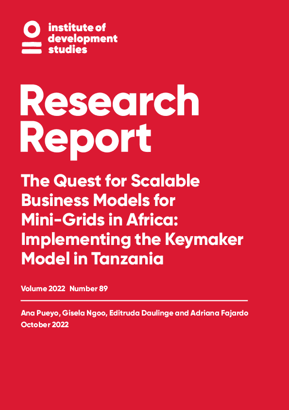 (PDF) The Quest for Scalable Business Models for Mini-Grids in Africa ...