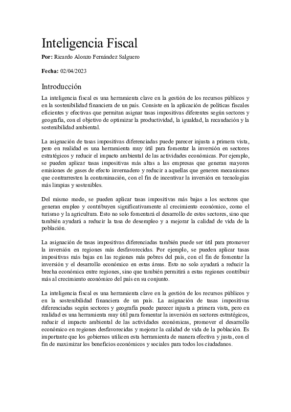 (DOC) Inteligencia Fiscal