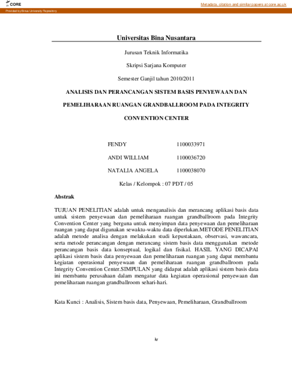 (PDF) Analisis Dan Perancangan Sistem Basis Data Penyewaan Dan ...