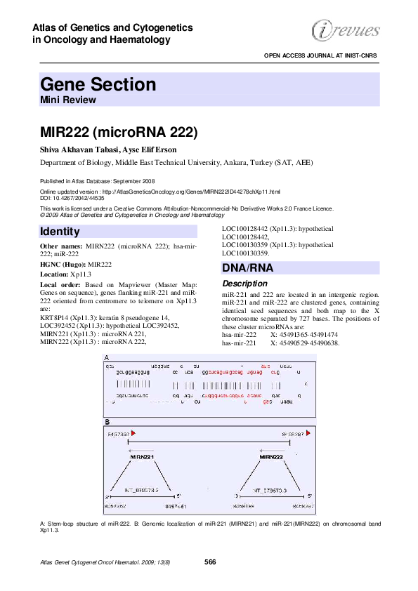 (PDF) © 2009 Atlas of Genetics and Cytogenetics in Oncology and ...