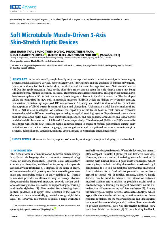 (PDF) Soft Microtubule Muscle-Driven 3-Axis Skin-Stretch Haptic Devices ...