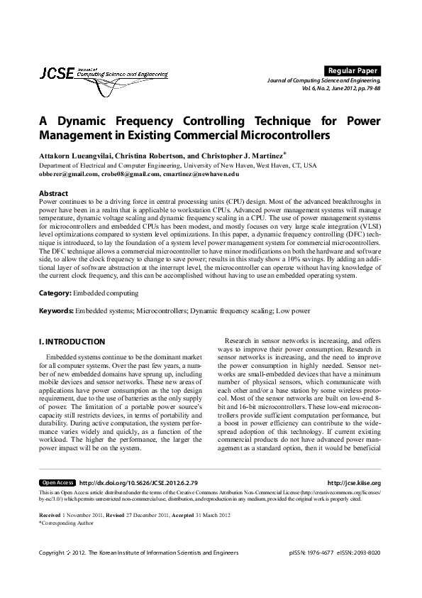 (PDF) A Dynamic Frequency Controlling Technique for Power Management in ...