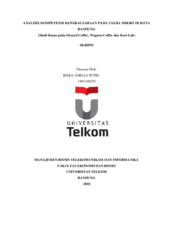 (PDF) Analisis Kompetensi Kewirausahaan pada Usaha Mikro di Kota ...
