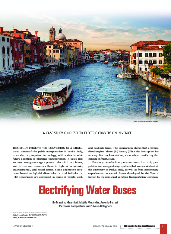 (PDF) Electrifying Water Buses: A Case Study on Diesel-to-Electric ...