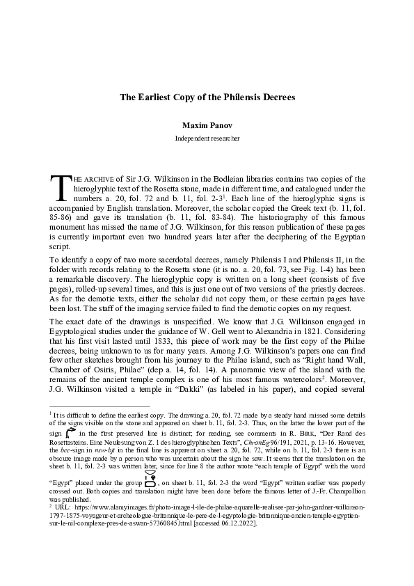 (PDF) The Earliest Copy of the Philensis Decrees