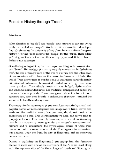 (PDF) People's History through Trees