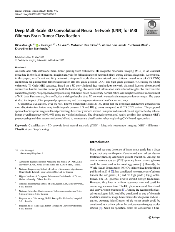 (PDF) Deep Multi-Scale 3D Convolutional Neural Network (CNN) for MRI Gliomas Brain Tumor ...