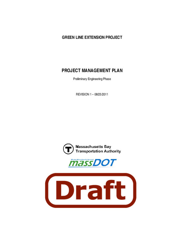 (PDF) Project Management Plan Draft