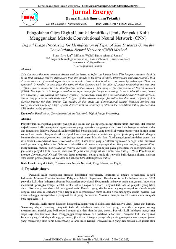 (PDF) Pengolahan Citra Digital Untuk Identifikasi Jenis Penyakit Kulit ...