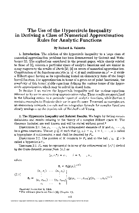 (PDF) The Use of the Hypercircle Inequality in Deriving a Class of ...