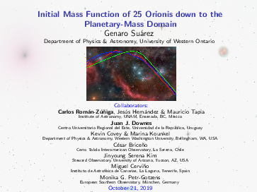 (PDF) Initial Mass Function of 25 Orionis down to the Planetary-Mass Domain | mauricio Tapia ...