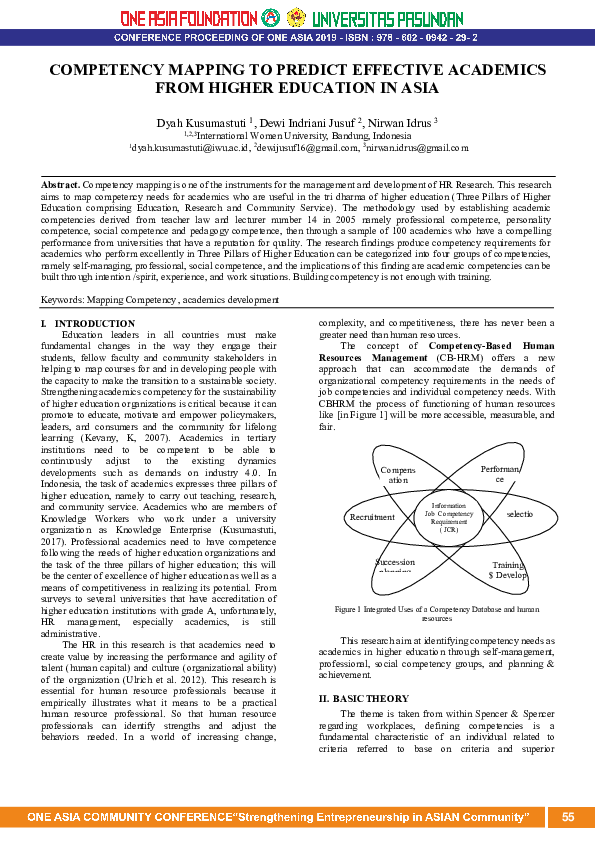 (PDF) Competency Mapping to Predict Effective Academics from Higher ...
