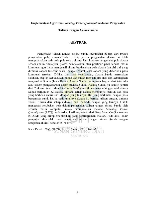 (PDF) Implementasi algoritma learning vector quantization dalam pengenalan tulisan tangan aksara ...