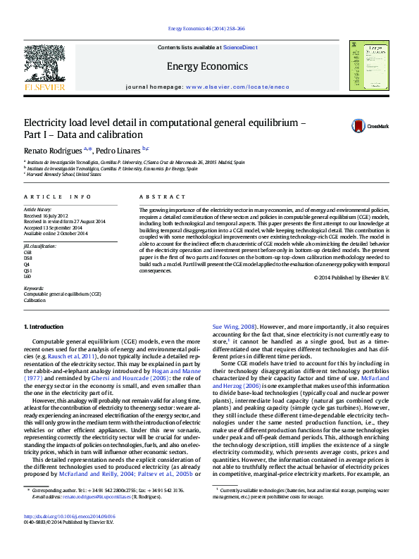 (PDF) Electricity load level detail in computational general ...