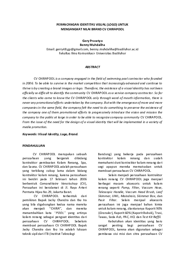 (PDF) Perancangan Identitas Visual (Logo) Untuk Mengangkat Nilai Brand ...
