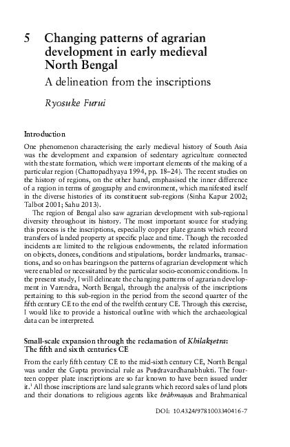 (PDF) Changing patterns of agrarian development in early medieval North ...