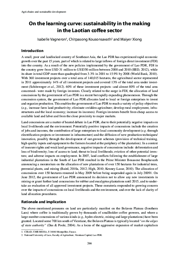 (PDF) On the learning curve: sustainability in the making in the ...