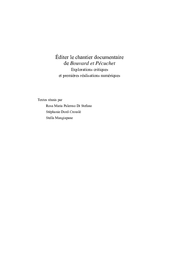 (PDF) Le dossier "Styles (Spécimen de) - Périphrases", de loin et de près