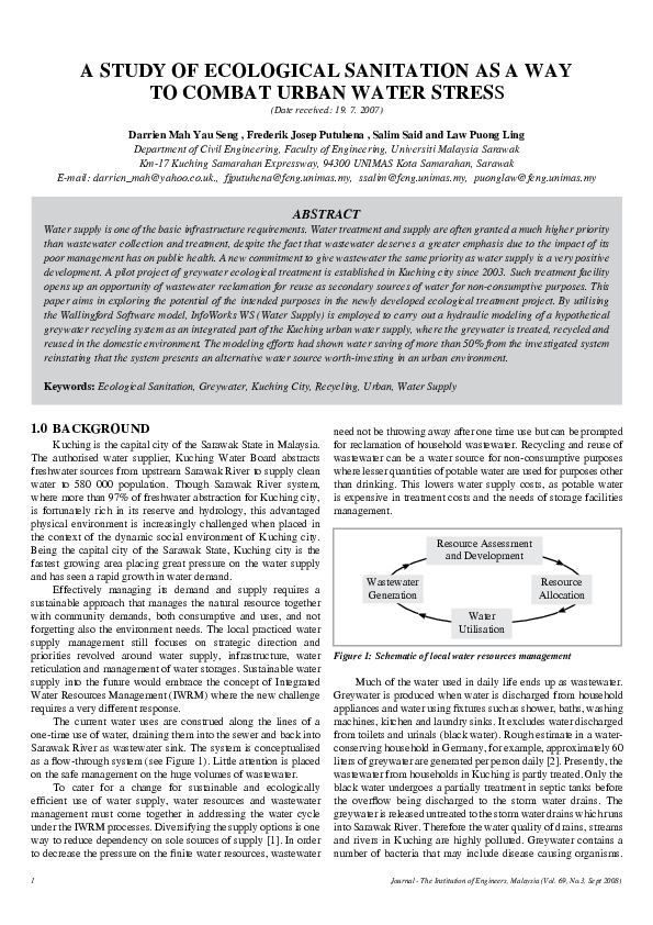 (PDF) A Study of Ecological Sanitation As A Way To Combat Urban Water ...