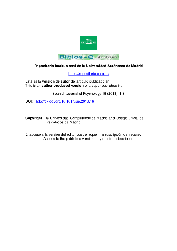 (PDF) Spanish Version of the New Ecological Paradigm Scale for Children