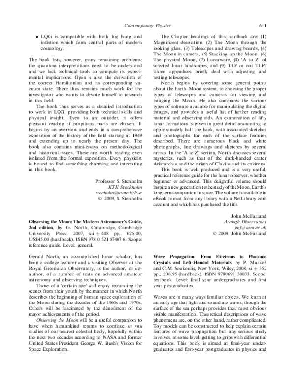 (PDF) Wave Propagation. From Electrons to Photonic Crystals and Left ...