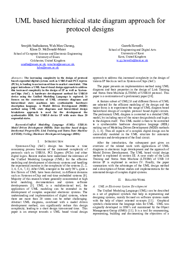 (PDF) UML based hierarchical state diagram approach for protocol designs