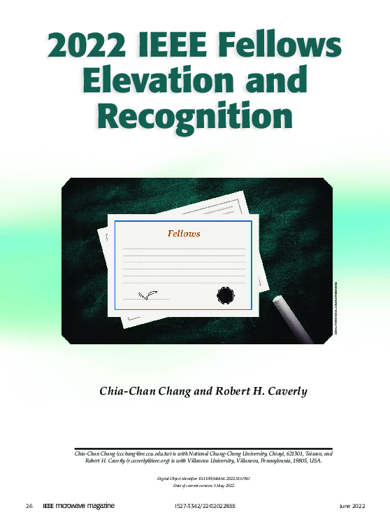 (PDF) 2022 IEEE Fellows Elevation and Recognition