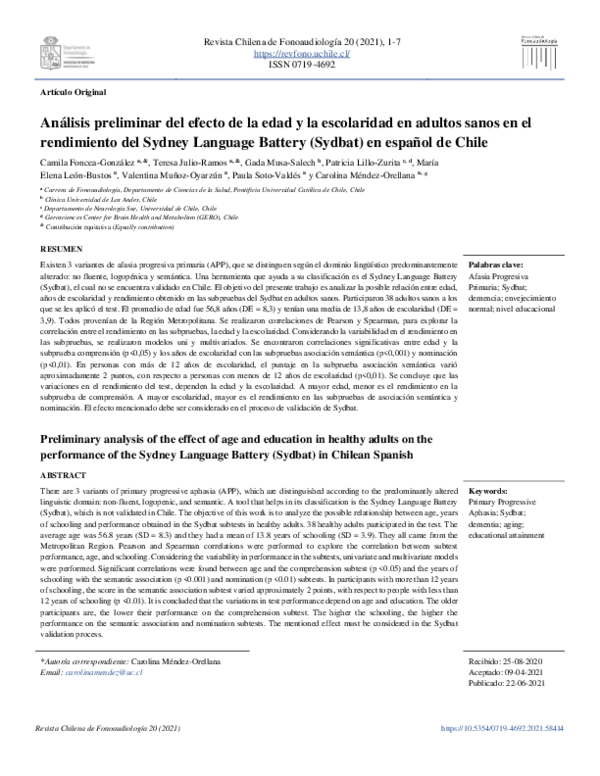 (PDF) Análisis preliminar del efecto de la edad y la escolaridad en ...