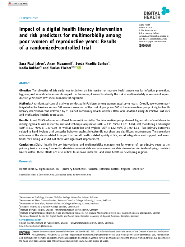 (PDF) Impact of a digital health literacy intervention and risk ...