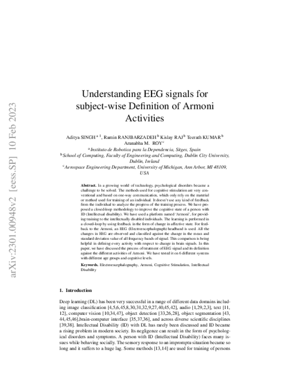 (PDF) Understanding EEG signals for subject-wise Definition of Armoni ...