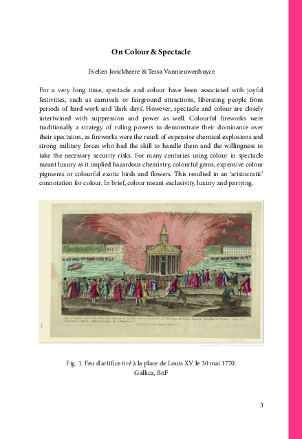 (PDF) Introduction: On Colour and Spectacle