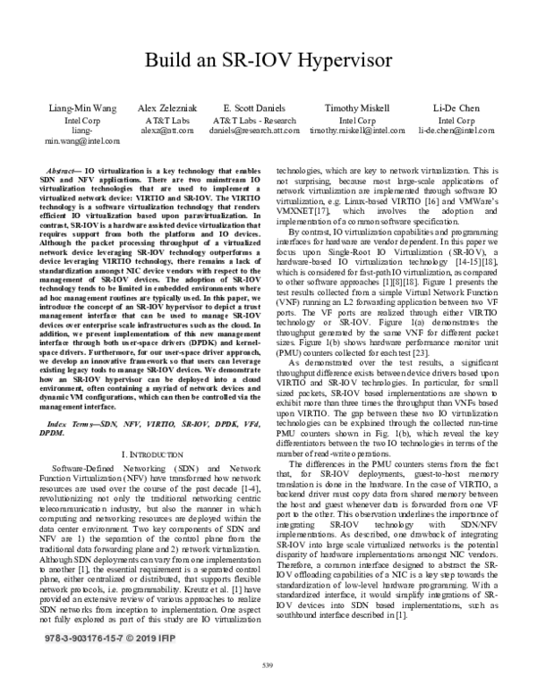 (PDF) Build an SR-IOV Hypervisor