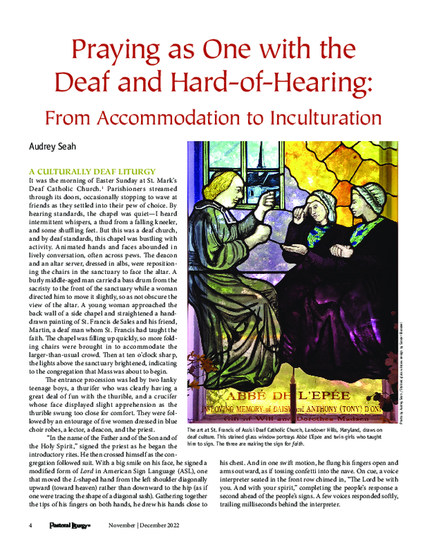 (PDF) Praying as one with the Deaf and hard of hearing
