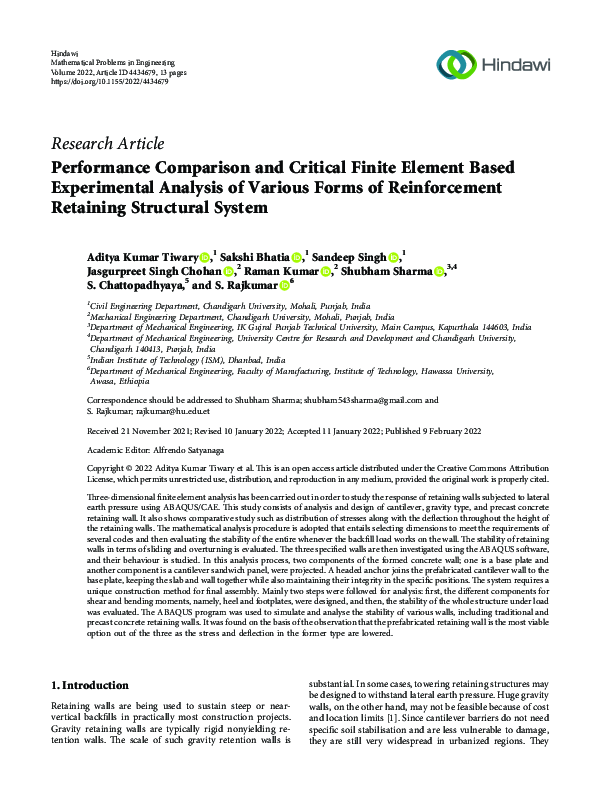 Pdf Performance Comparison And Critical Finite Element Based