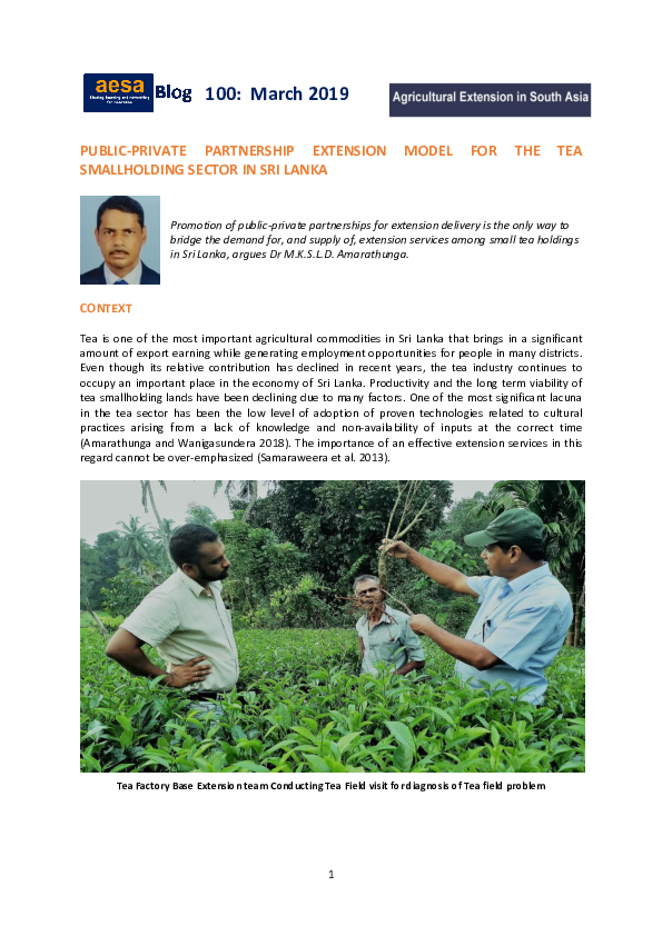 (PDF) PUBLIC-PRIVATE PARTNERSHIP EXTENSION MODEL FOR THE TEA ...