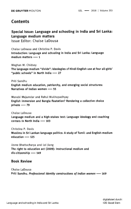 (PDF) Introduction: Language and schooling in India and Sri Lanka ...