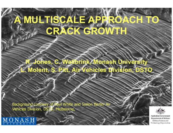 (PDF) A multi-scale approach to crack growth