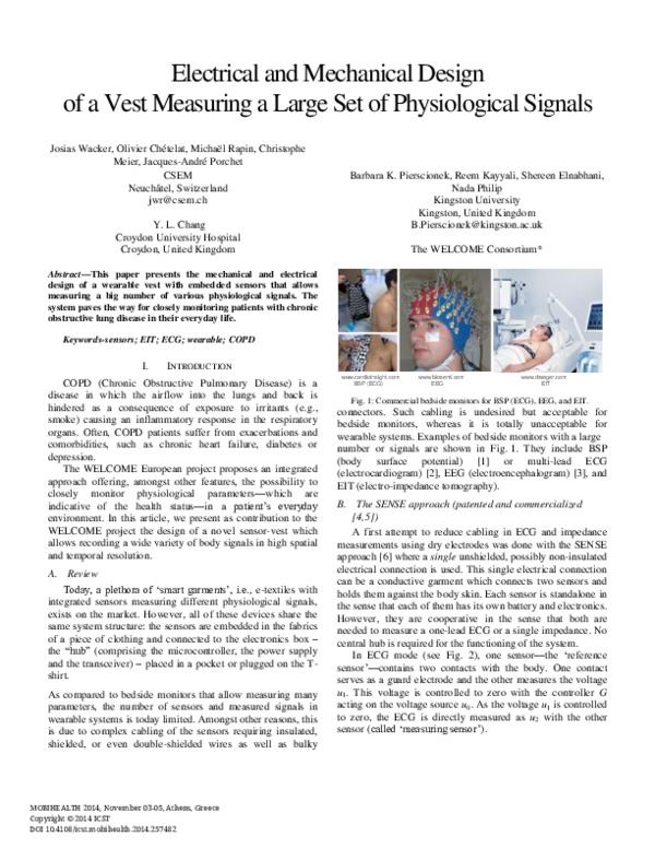 (PDF) Electrical and Mechanical Design of a Vest Measuring a Large Set ...