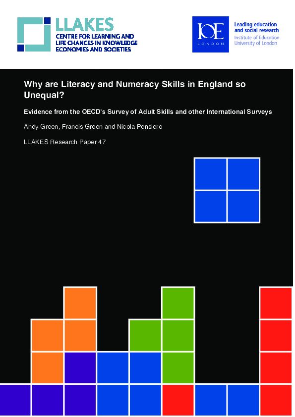 (PDF) Why are literacy and numeracy skills in England so unequal ...
